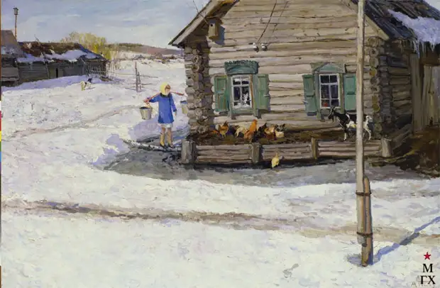 Peintures vivifiantes de l'artiste russe Plastov