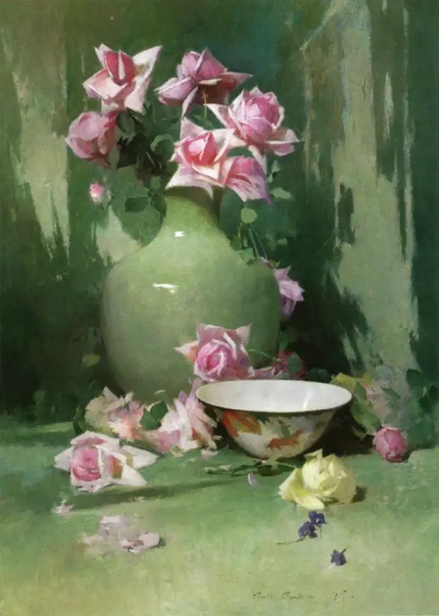 Usona impresionisto Soren Emil Carlsen