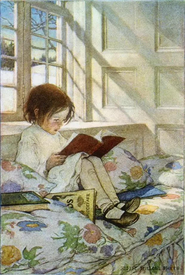 ภาพประกอบอันน่าทึ่งโดย Jessie Willcox Smith