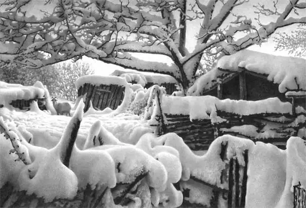 Guram Dolendzhashvili. Inverno Imereti