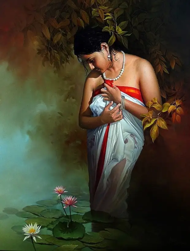 Artiste Amit Bhar. L'Inde est un conte de fées passionnant