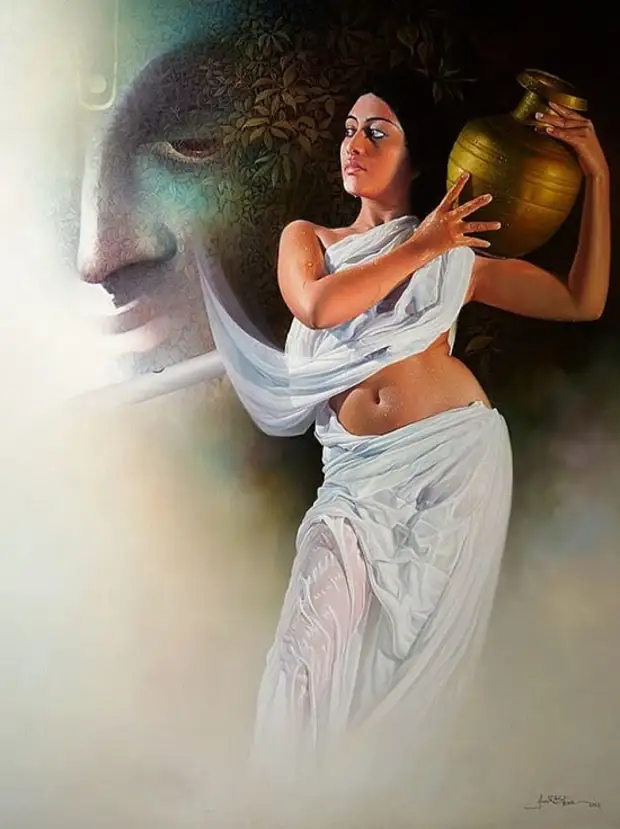 Artiste Amit Bhar. L'Inde est un conte de fées passionnant