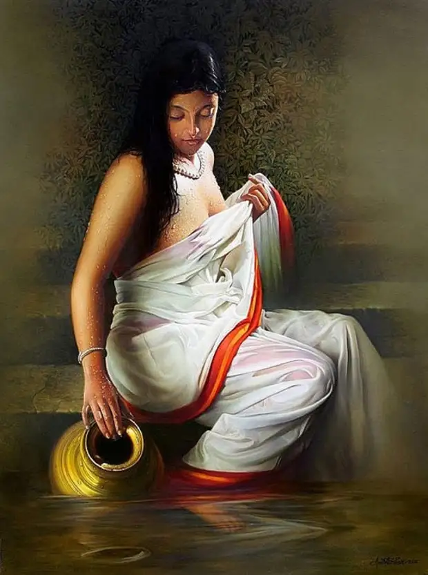 Artiste Amit Bhar. L'Inde est un conte de fées passionnant