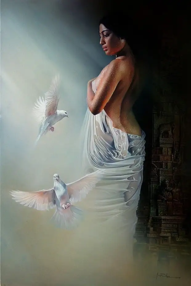 Artiste Amit Bhar. L'Inde est un conte de fées passionnant