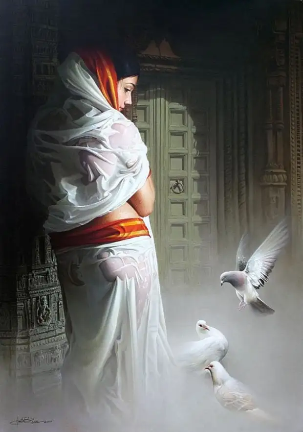 Artiste Amit Bhar. L'Inde est un conte de fées passionnant