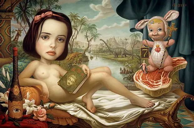 Piktura të çuditshme nga Mark Ryden Mark Ryden, piktura, mason, shejtan, artist