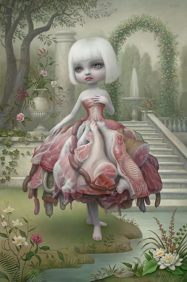 Strange paintings by Mark Ryden Mark Ryden, paintings, freemason, satan, artist