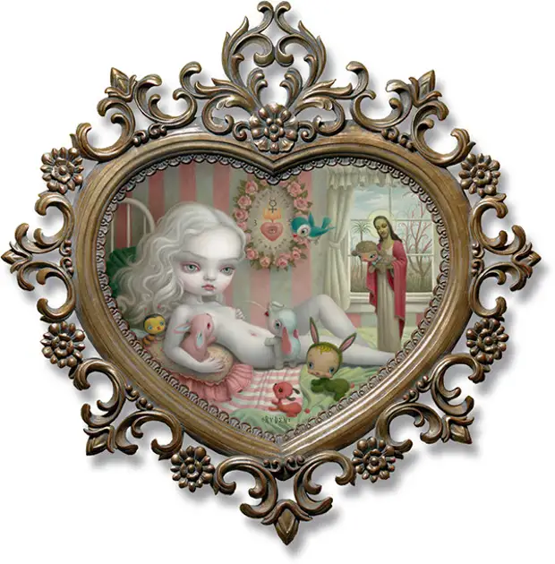 Strange paintings by Mark Ryden Mark Ryden, paintings, freemason, satan, artist