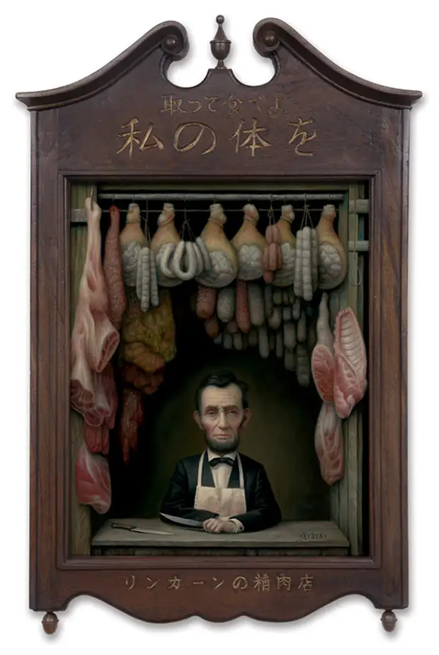 Lukisan anéh ku Mark Ryden Mark Ryden, lukisan, freemason, setan, seniman