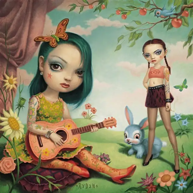 Strange paintings by Mark Ryden Mark Ryden, paintings, freemason, satan, artist