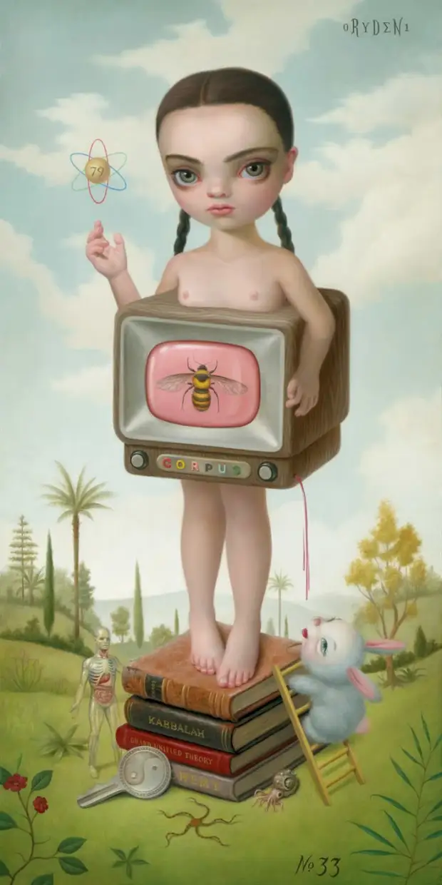 Strange paintings by Mark Ryden Mark Ryden, paintings, freemason, satan, artist