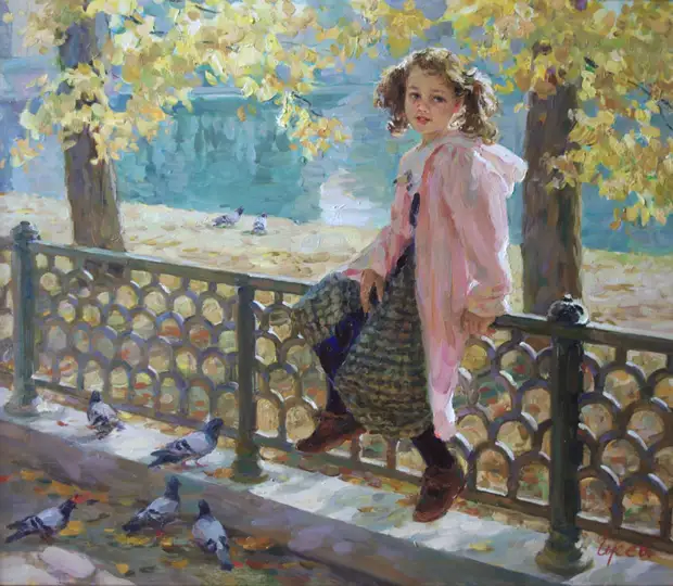 Un viaggio nell'infanzia con l'artista Vladimir Gusev.