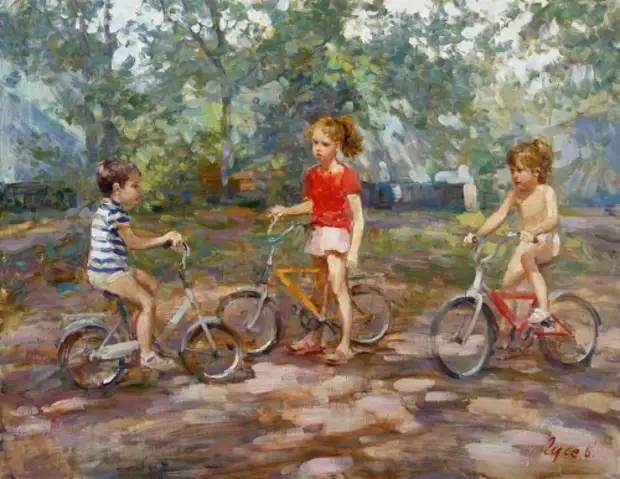 Unha viaxe á infancia co artista Vladimir Gusev.