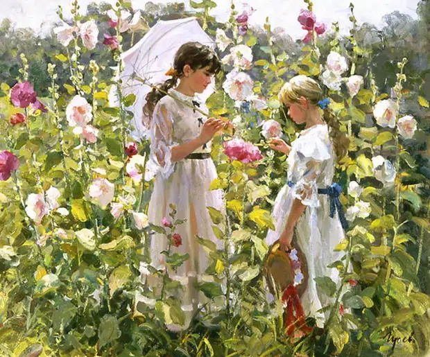 Un viaggio nell'infanzia con l'artista Vladimir Gusev.