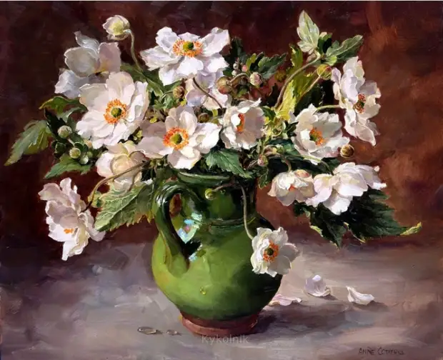 Histórias de flores de Anne Cotterill (britânica, 1933 - 2010)