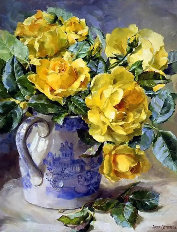 Nkhani Za Maluwa ndi Anne Cotterill (Britain, 1933 - 2010)