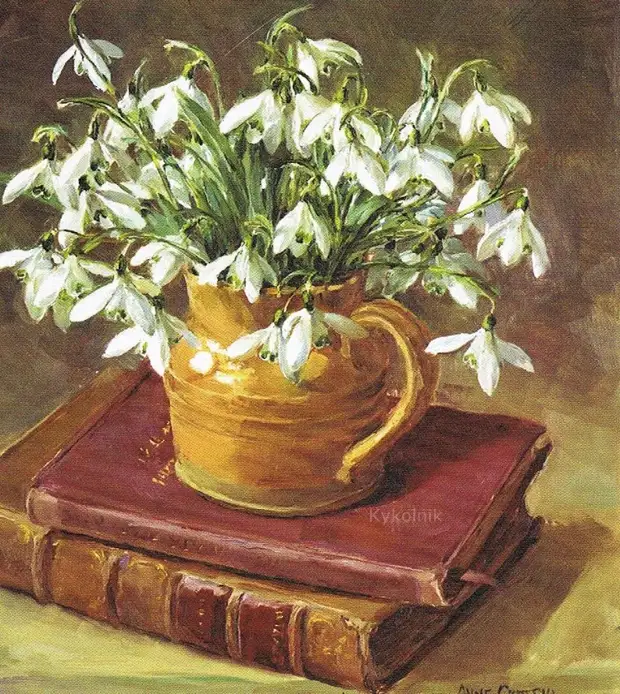 Istwa flè pa Anne Cotterill (Britanik, 1933 - 2010)