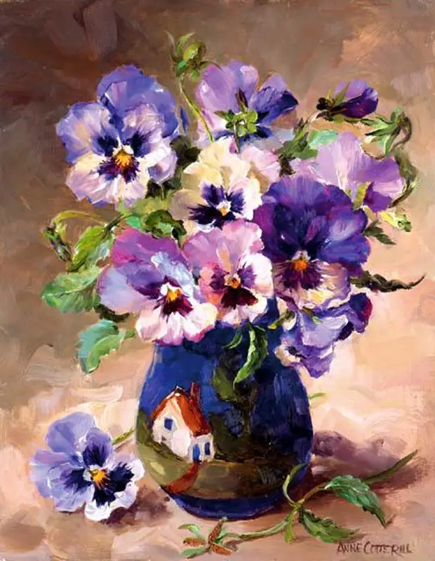 Květinové příběhy od Anne Cotterill (Britové, 1933 - 2010)