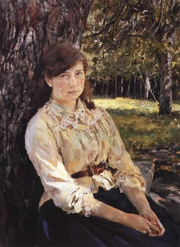 Refleksi masa. Valentin Alexandrovich Serov.