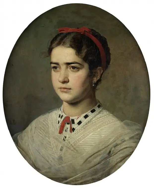 Artista Victor Bobrov (1842-1918). Cabeças femininas encantadoras