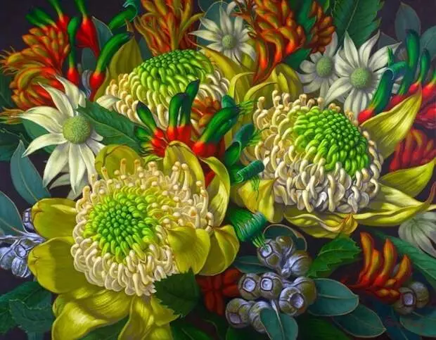 Kunstneren Fiona Craig. Magiske blomster på planeten Jorden