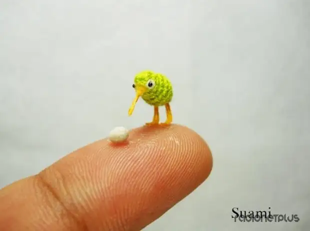 Petites figurines tricotées par Suami