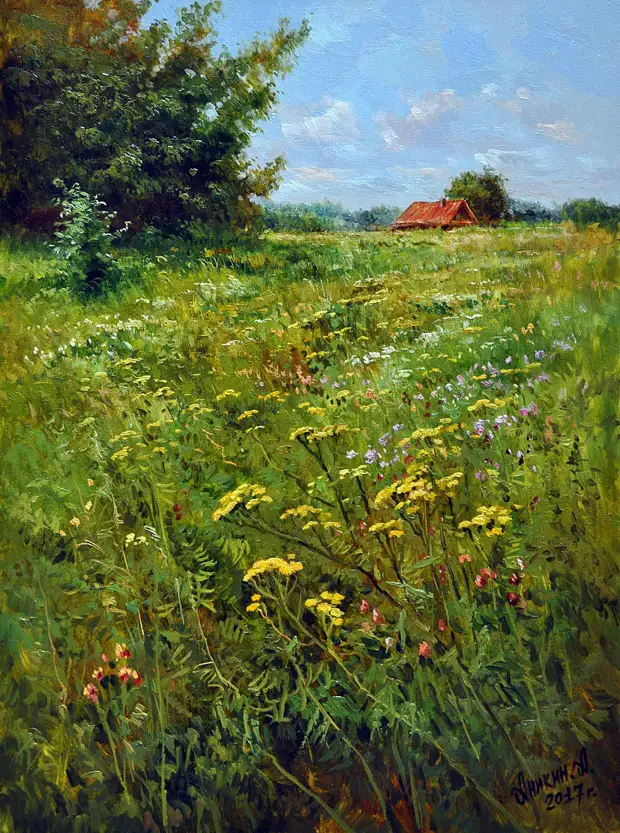 Wiesengräser ... Künstler Alexey Anikin.