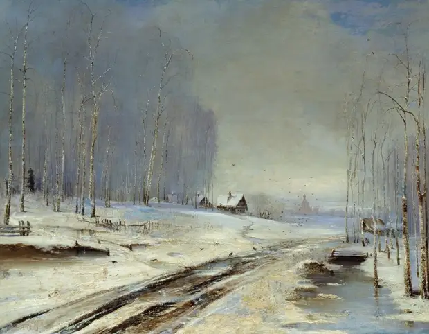 Alexey Savrasov, Thaw, 1894