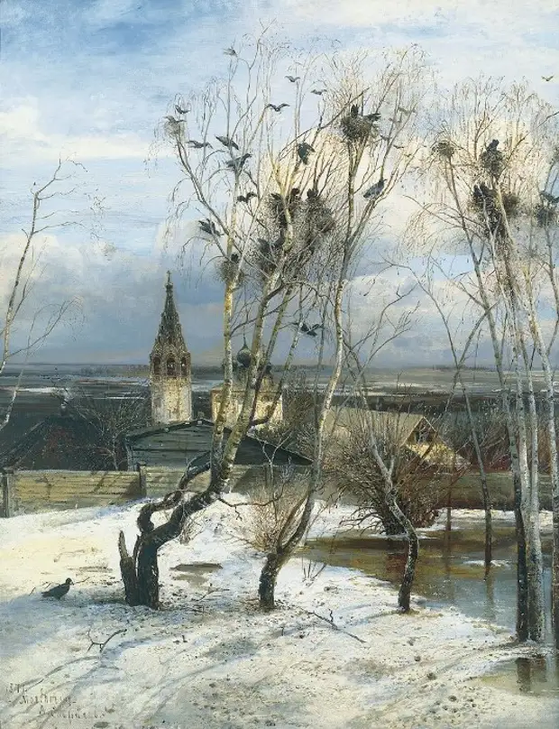 Олексій Саврасов, Граки прилетіли, 1871