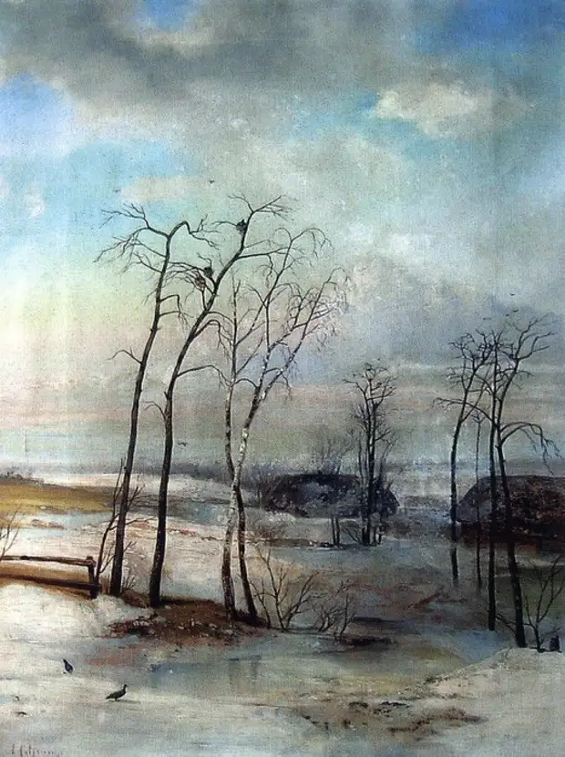 Alexey Savrasov, Breezy im Frühling, 1890er Jahre