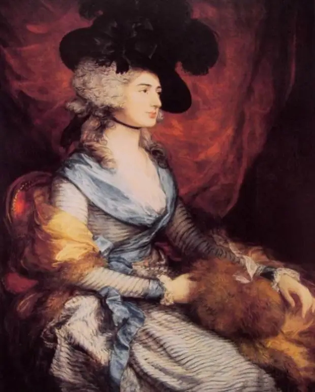 Thomas Gainsborough. Eserese nke onye na -eme ihe nkiri Sarah Siddons, 1785