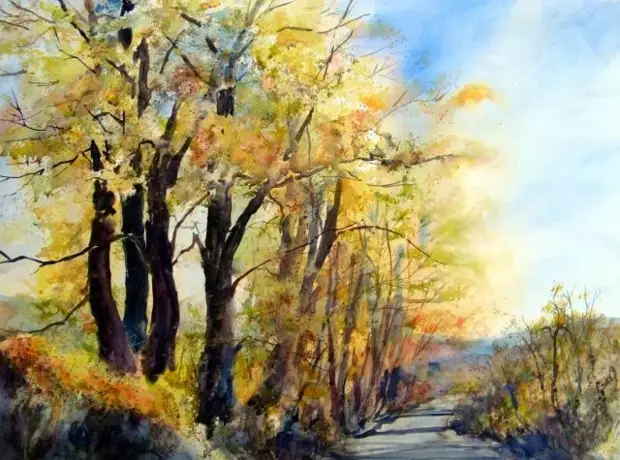 Watercolors that speak for themselves. Bonnie white