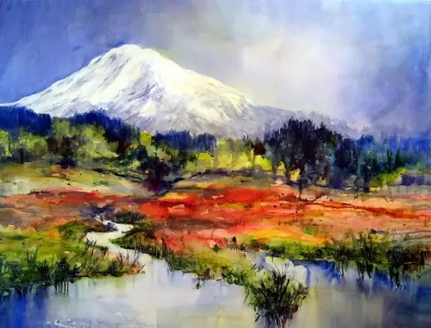 Watercolors that speak for themselves. Bonnie white