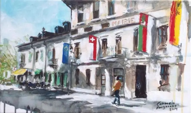 Italiensk kunstner. Carmelo margarone