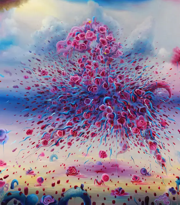 Cheval explosif. uvres de Michael Page.