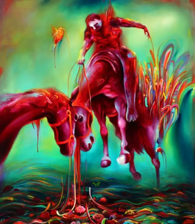 Cavalier. uvres de Michael Page.