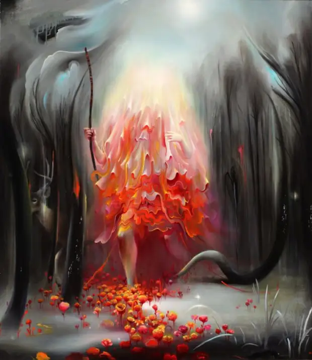 Núvia. Obres de Michael Page.