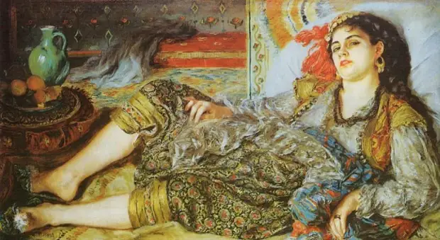 Auguste Renoir. Odalisque (algeresch Fra), 1870