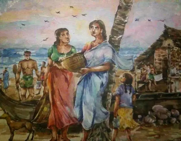 artista indiano. Shreehari manakkal