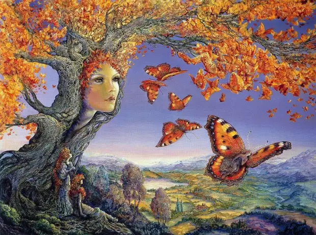 Josephine Wall'i lummatud maailmad