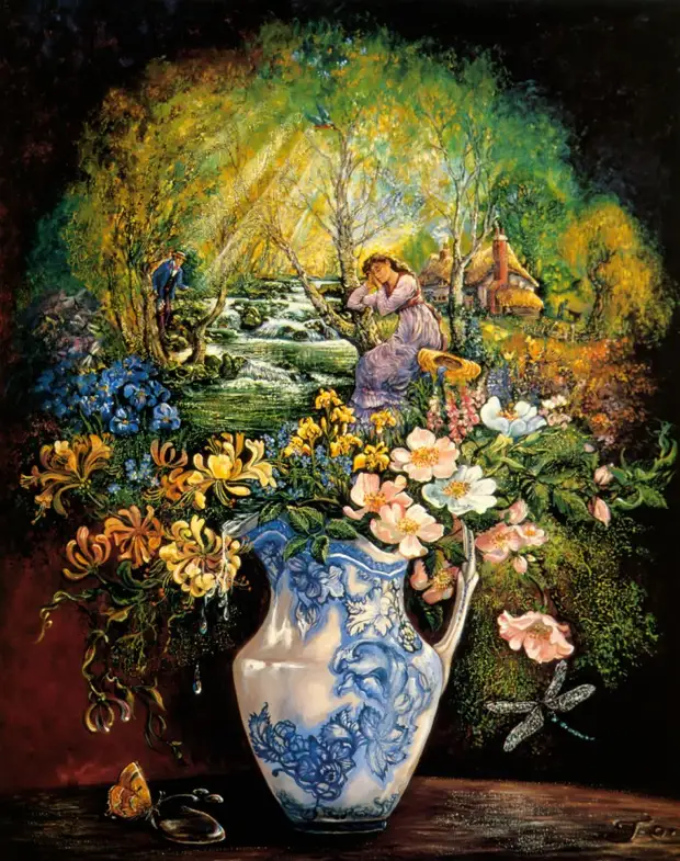 Josephine Wall'i lummatud maailmad