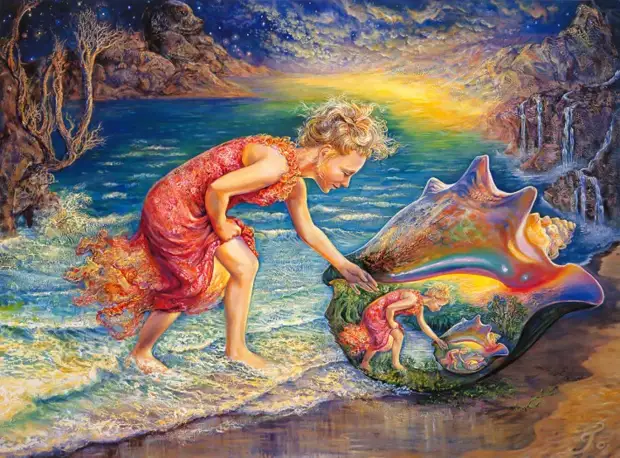 Josephine Wall'i lummatud maailmad