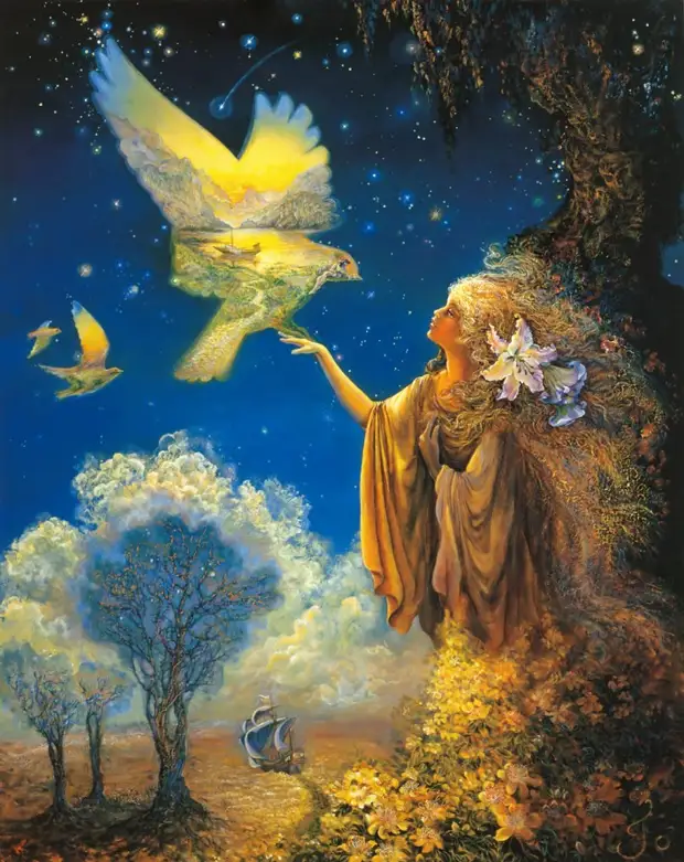 Josephine Wall'i lummatud maailmad