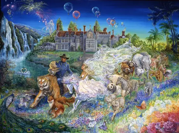 Josephine Wall'i lummatud maailmad