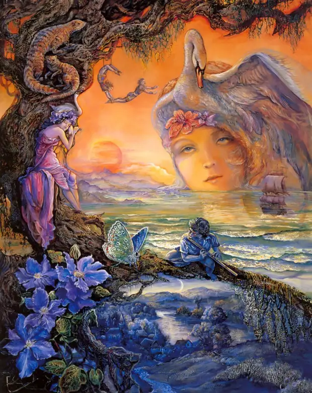 Josephine Wall'i lummatud maailmad