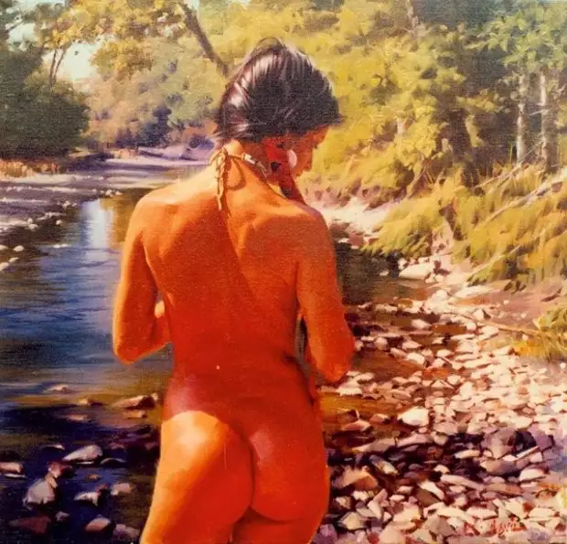 Nude in the fine arts of different countries. Part 67