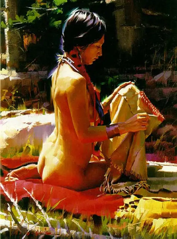 Nude in the fine arts of different countries. Part 67