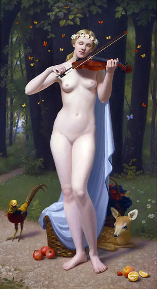 Nude in the fine arts of different countries. Part 67