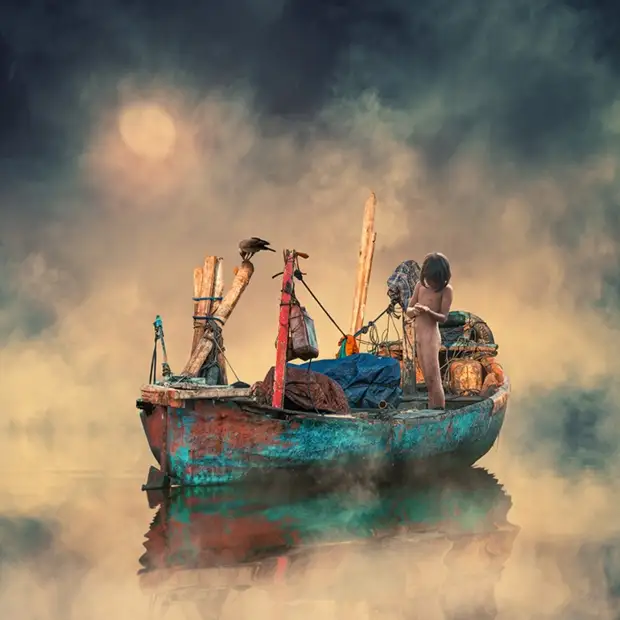 Abenteuer auf dem Meer. Fotokünstlerin Caras Ionut.