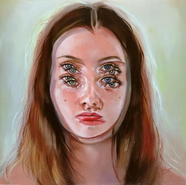 Queen of double eyes. Alex garant